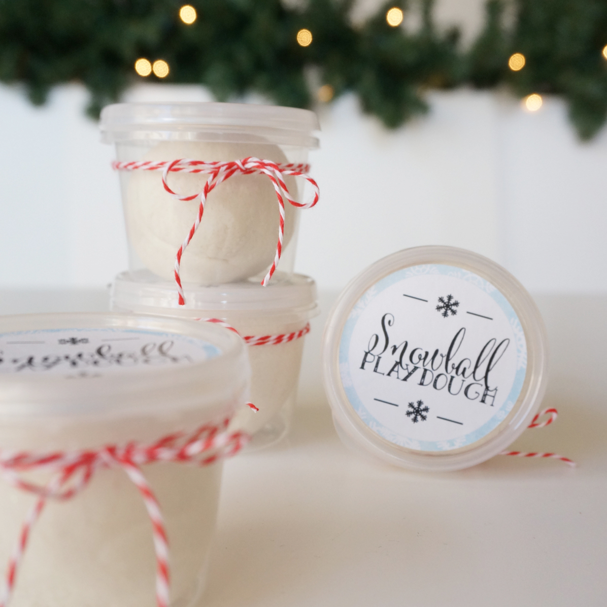 DIY Gift - Snowball Play Dough! - The Caterpillar Years